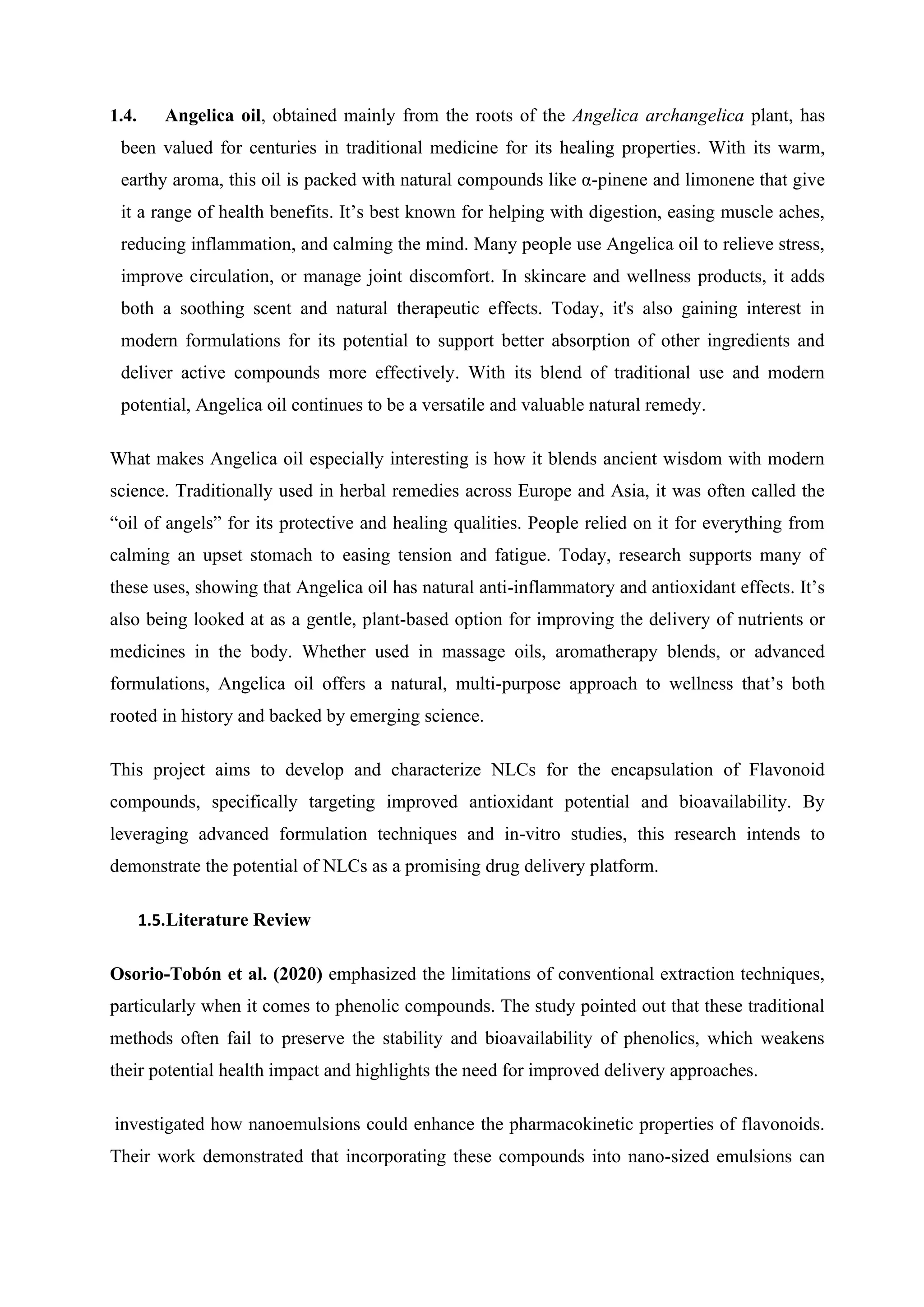 Development and characterization of nanolipidic carrier to improved ...