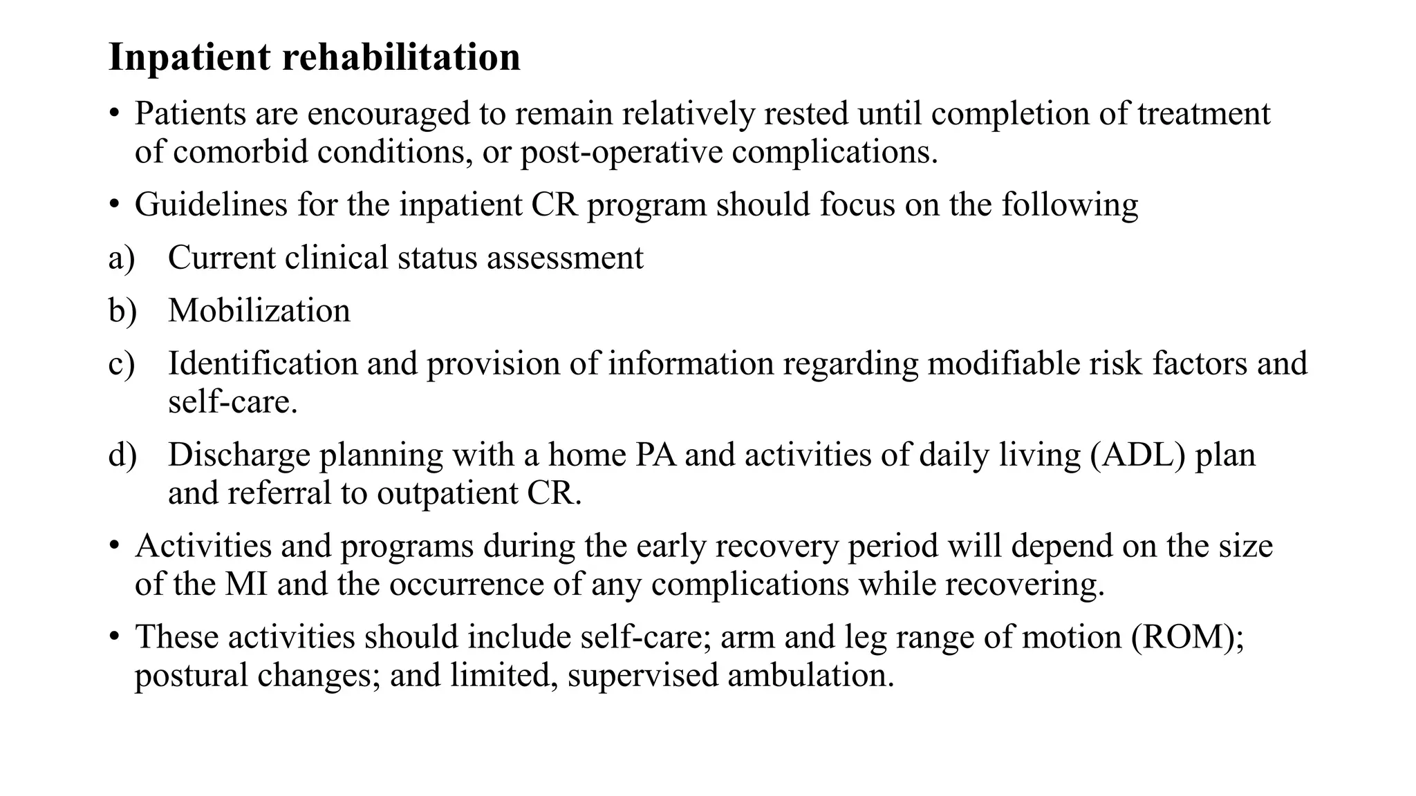 Cardiac rehab | PPTX