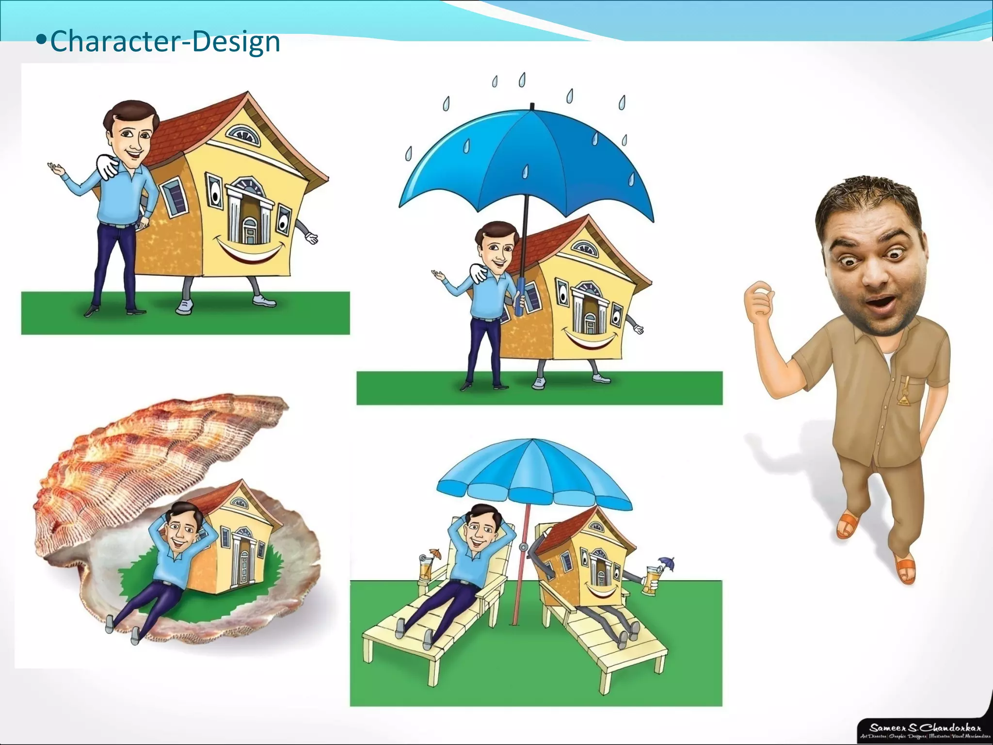 Sameer chandorkar portfolio illustrator | PPT