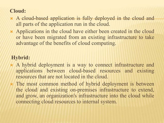 Sameer Mitter | Benefits of Cloud Computing | PPT Sameer Mitter | Benefits of Cloud Computing | PPT