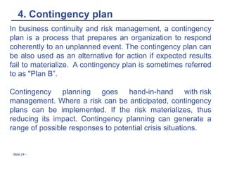 Sameer Mitter Bournemouth - What do understand by Risk management | PPT