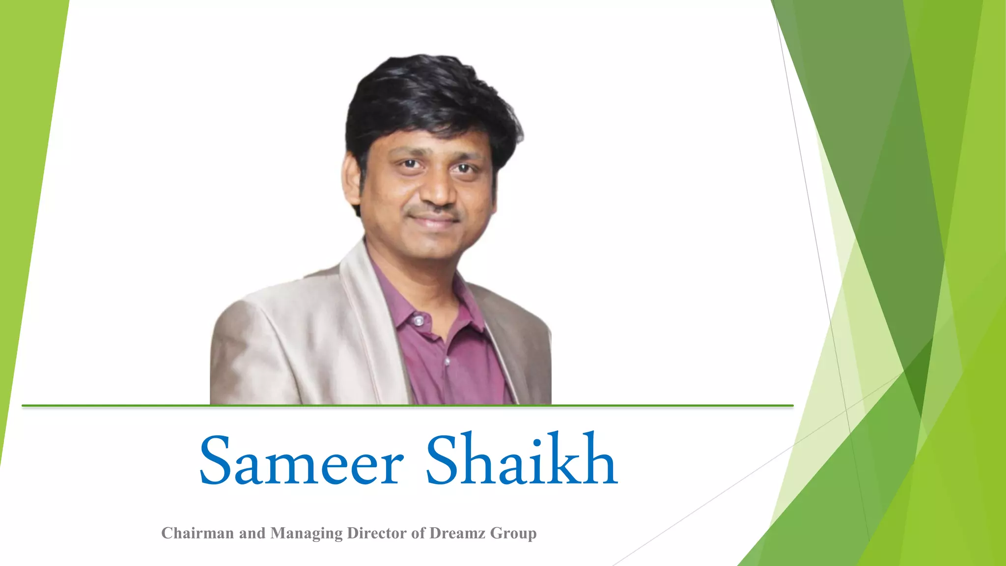 Sameer Shaikh - Motivational Speaker & Trainer | PPTX