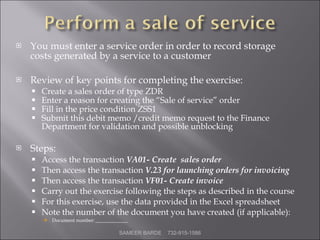 Sameers Sales Service Power Point Presentation | PPT