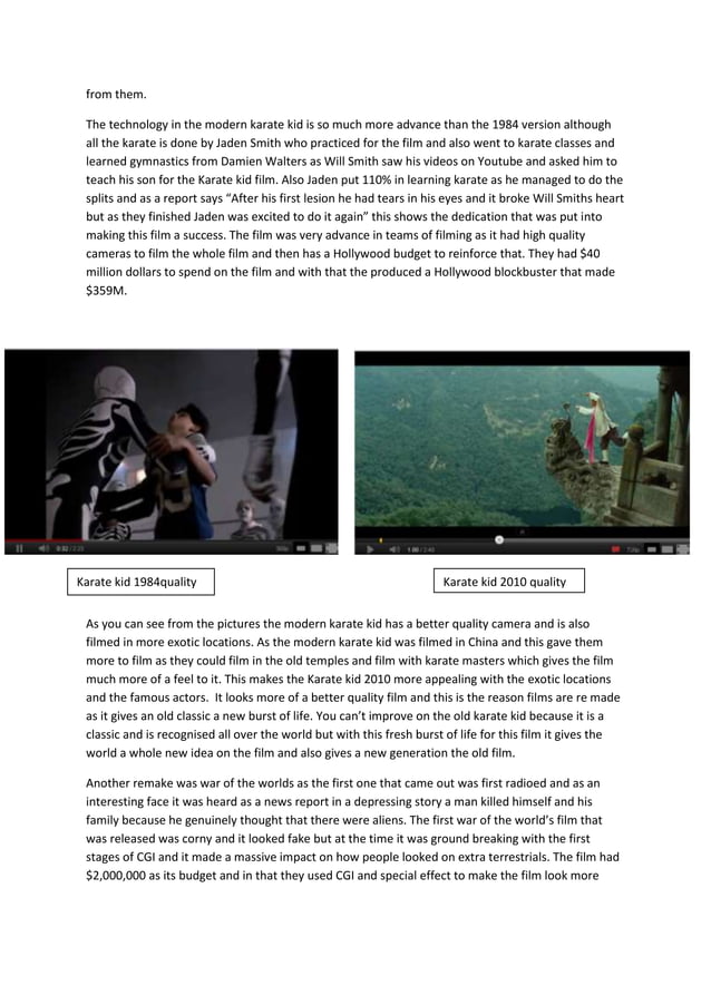 Same film diffrent time and place | DOCX | Movies | Entertainment