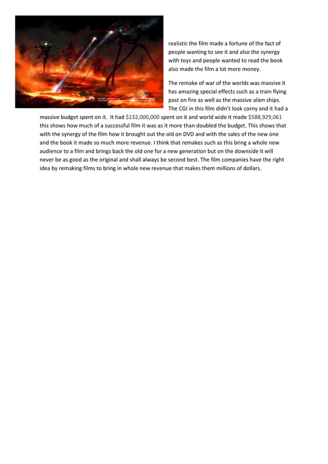 Same film diffrent time and place | DOCX | Movies | Entertainment