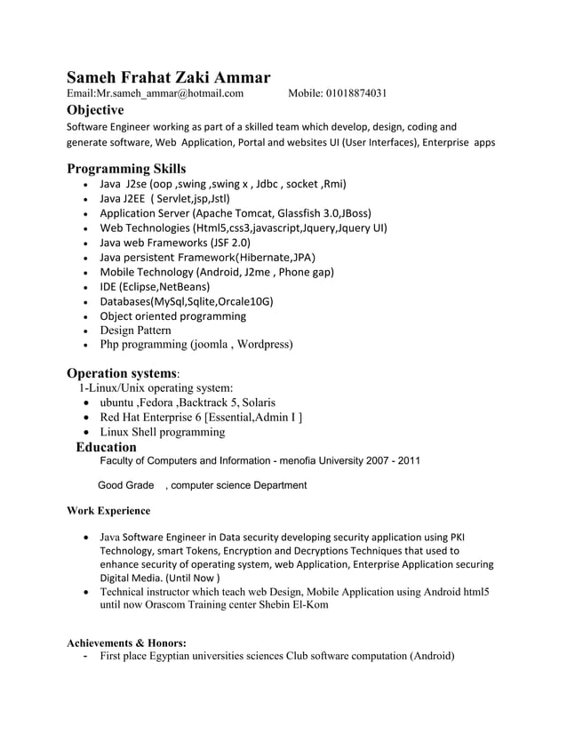 Sameh frahat ammar | PDF | Programming Languages | Computing