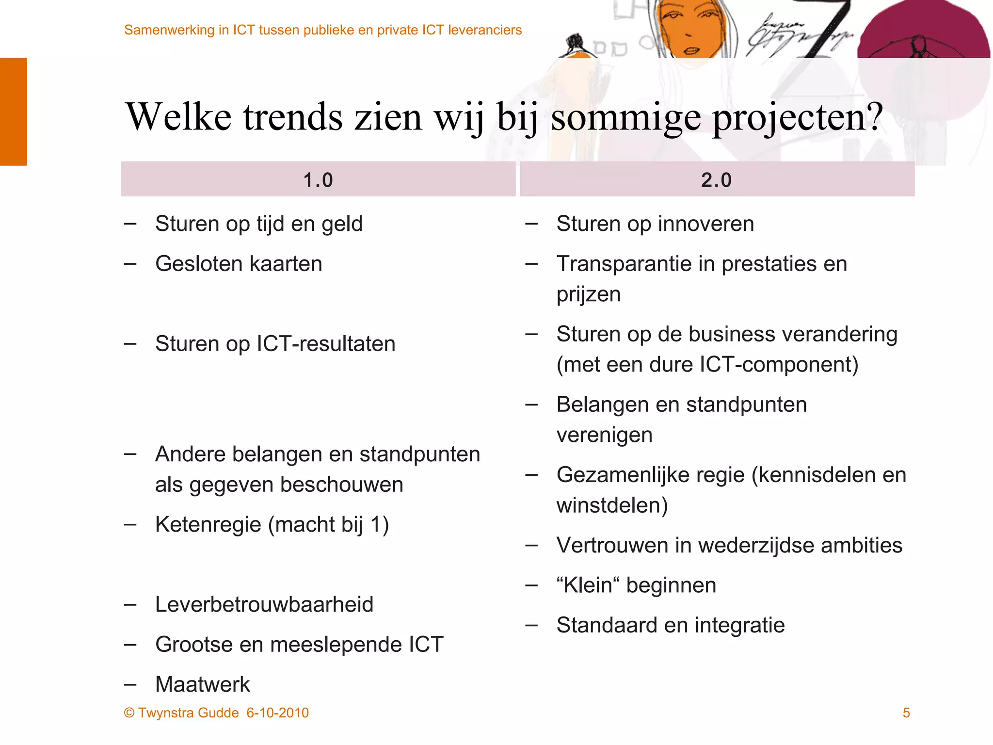 Samenwerking in ict tussen publieke en private ict | PPT