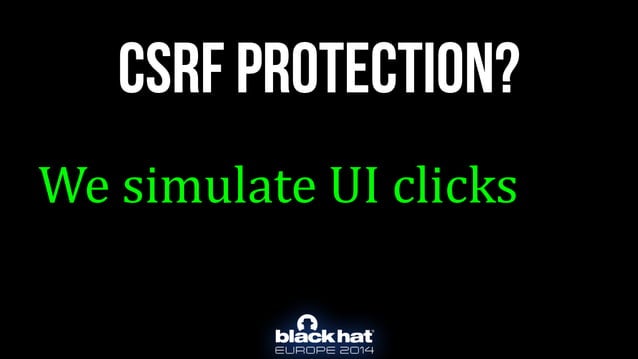 Same Origin Method Execution Blackhat Eu2014