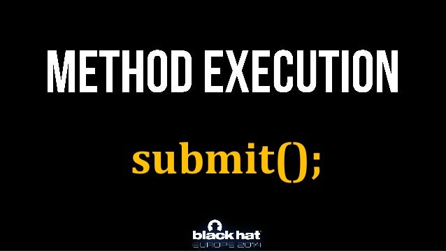 Same Origin Method Execution Blackhat Eu2014