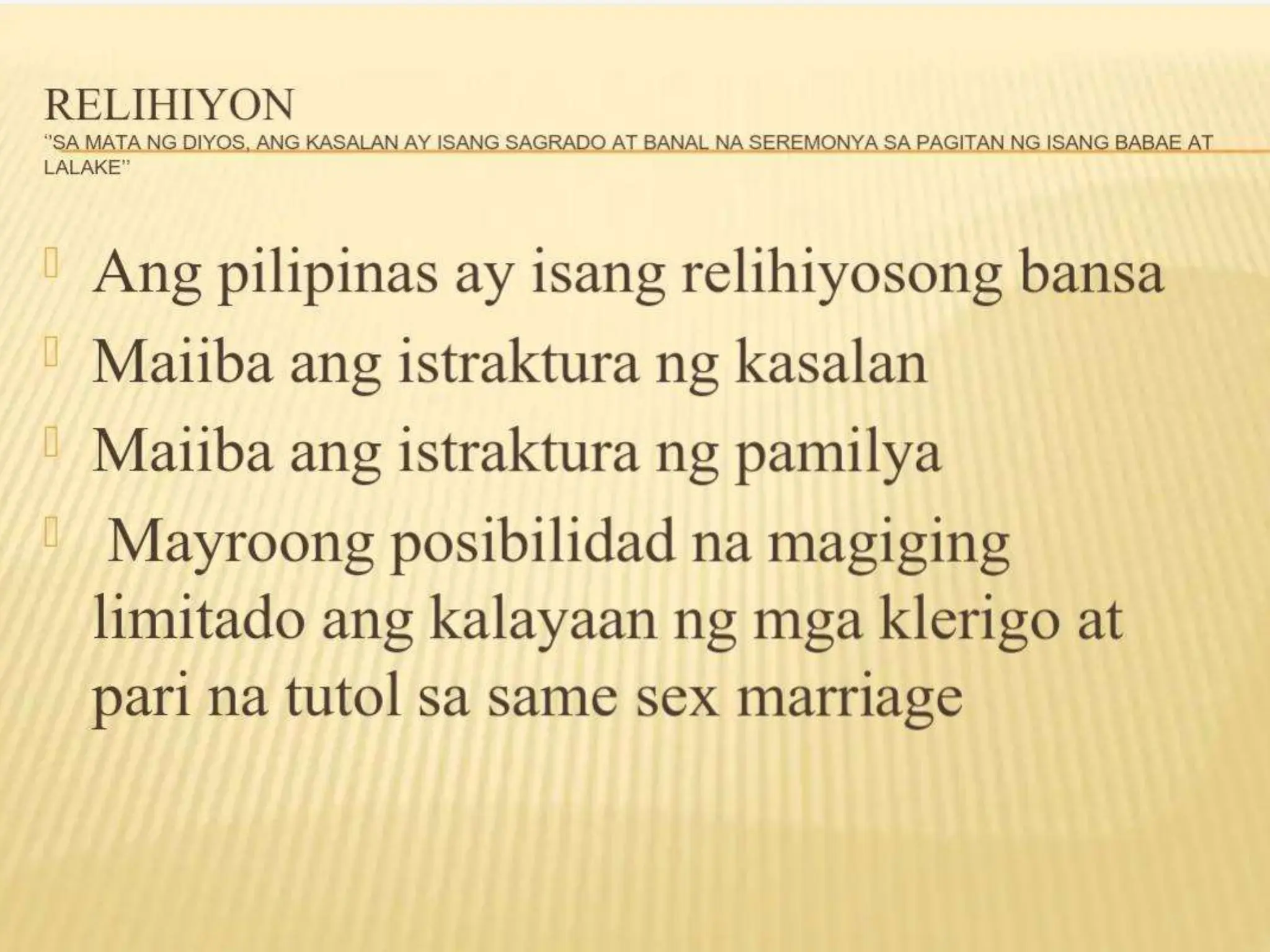Same Sex Marriage Pptx