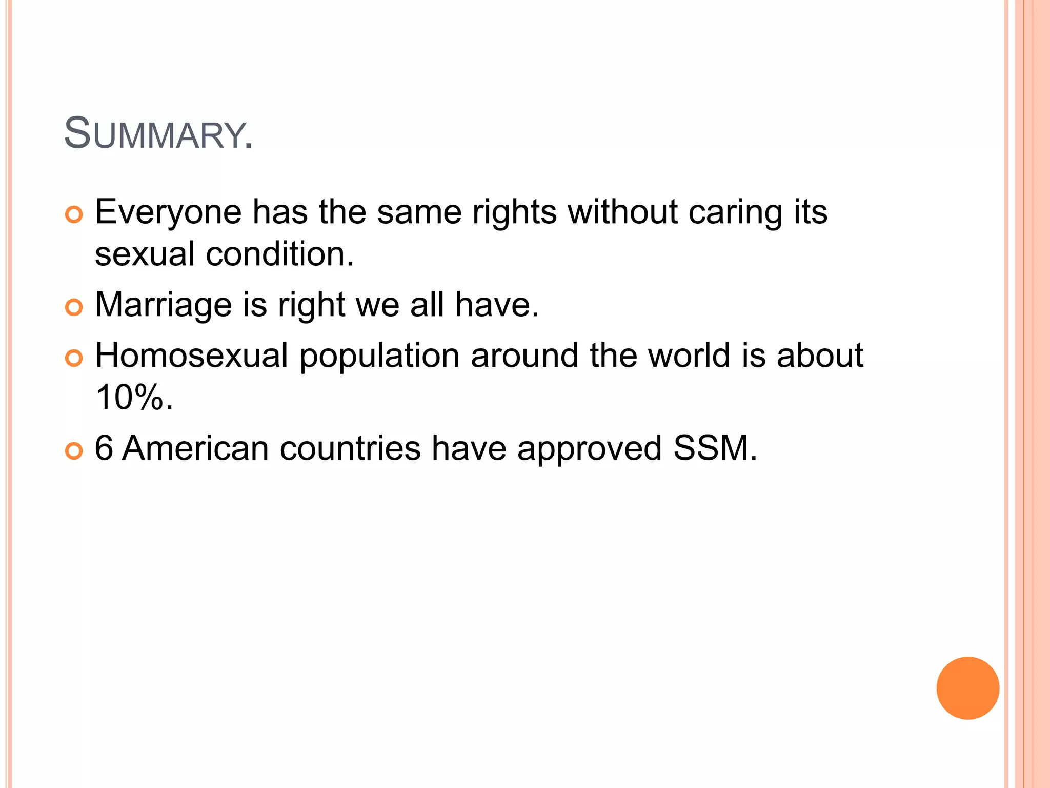 Same Sex Marriage Ppt