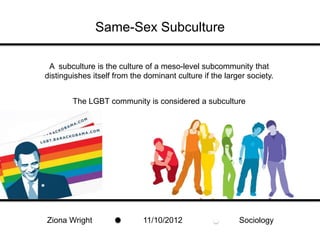 Same-Sex & Sociology | PPTX