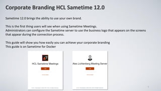 HCL Sametime 12 Corporate Branding - step-by-step | PDF
