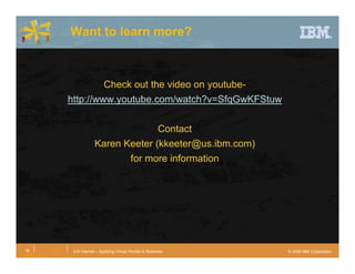 Sametime 3D - Virtual Worlds in OpenSim | PPT