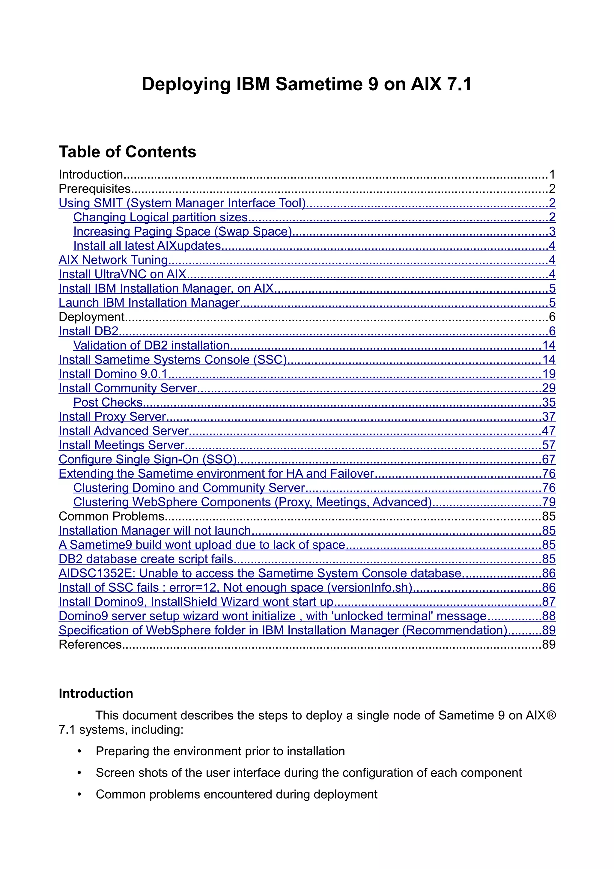 Deploying Ibm Sametime 9 On Aix 7 1 Pdf