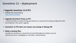 HCL Sametime V11 installation - tips | PPT