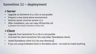 HCL Sametime V11 installation - tips | PPT