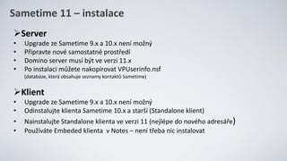 HCL Sametime V11 instalace - tipy | PDF