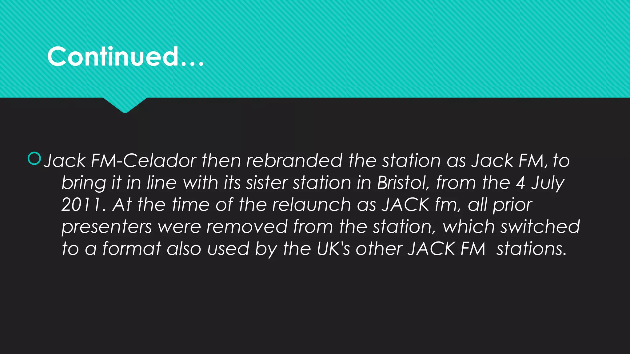 Sam FM powerpoint | ODP | College Radio | Music