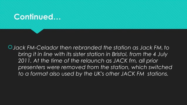 Sam FM powerpoint | ODP | College Radio | Music