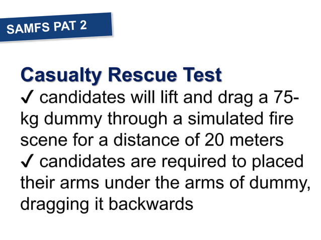SAMFS PAT Info Guide | PPT