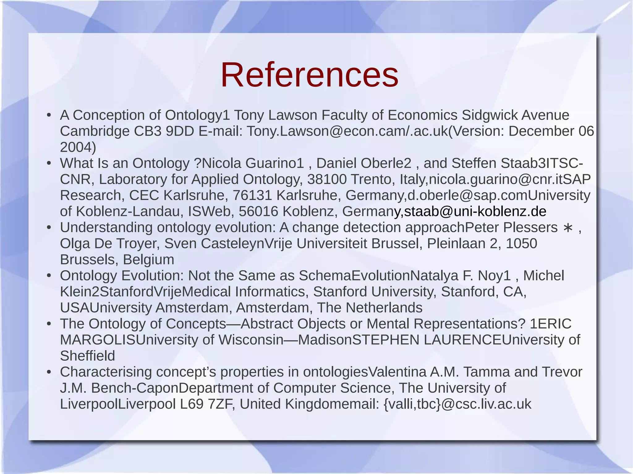 Ontology and its various aspects | PDF