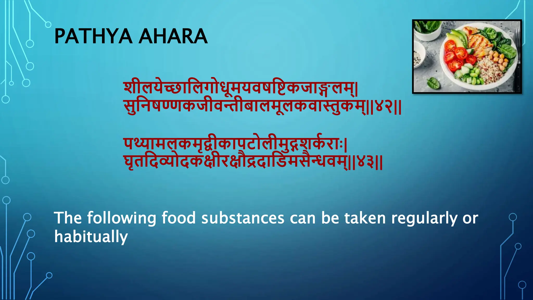 Concept of pathya and apathya ahara | PPTX | Hinduism | Religion ...