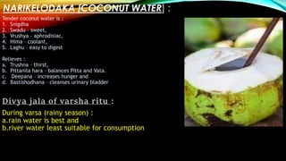 Jala and Ksira Varga | PPT (Ashtang Hriday / Samhita) | PDF