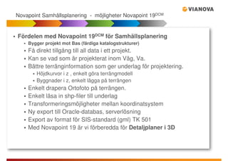 Samhällsplanering i novapoint 19 dcm | PDF