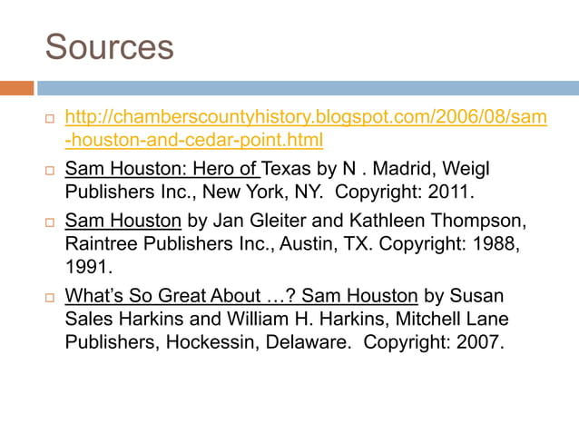 Sam houstonpowerpointkaitlyn | PPTX