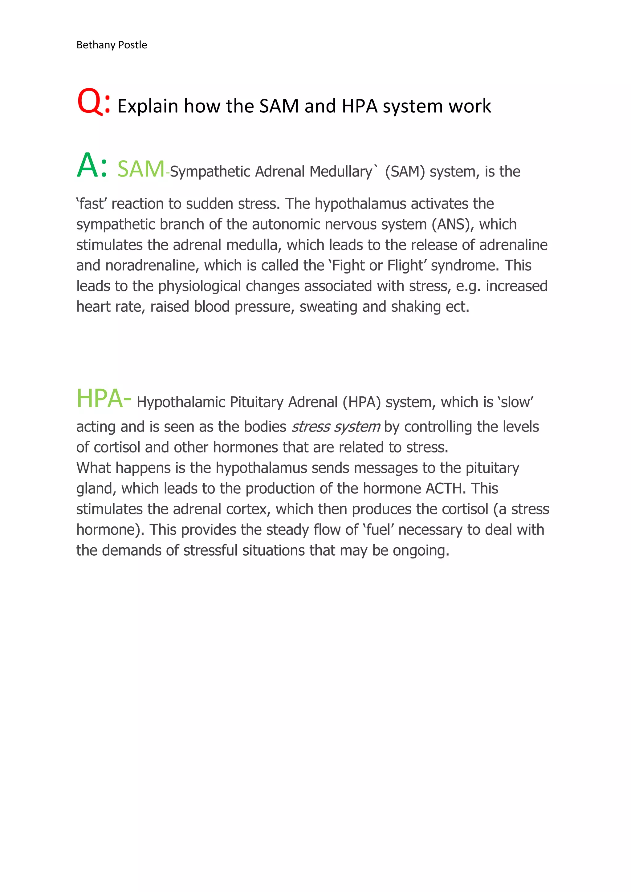 Sam & hpa systems | PDF