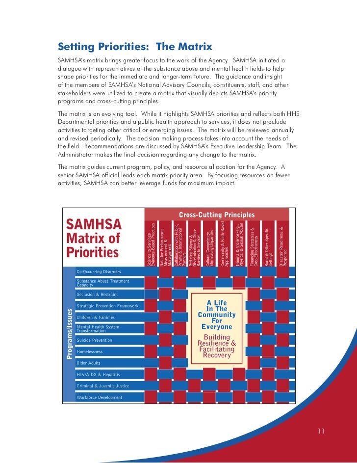 SAMHSA Strategic Plan SAMHSA Strategic Plan