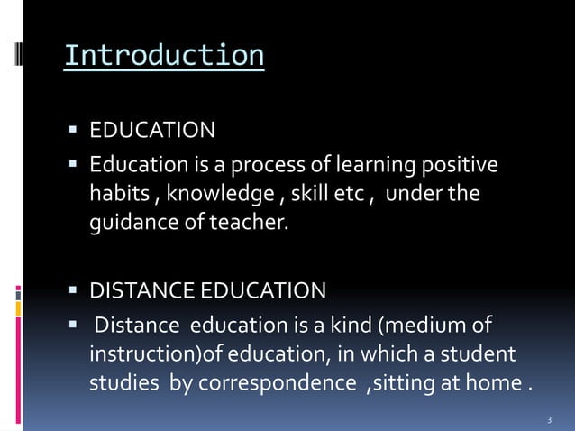 history of distance education | PPTX