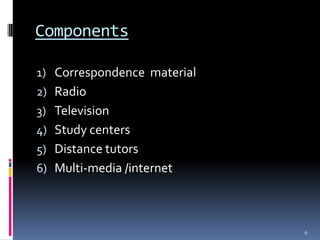 history of distance education | PPTX