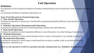 Samical: Unit Process and Unit Operations | PDF