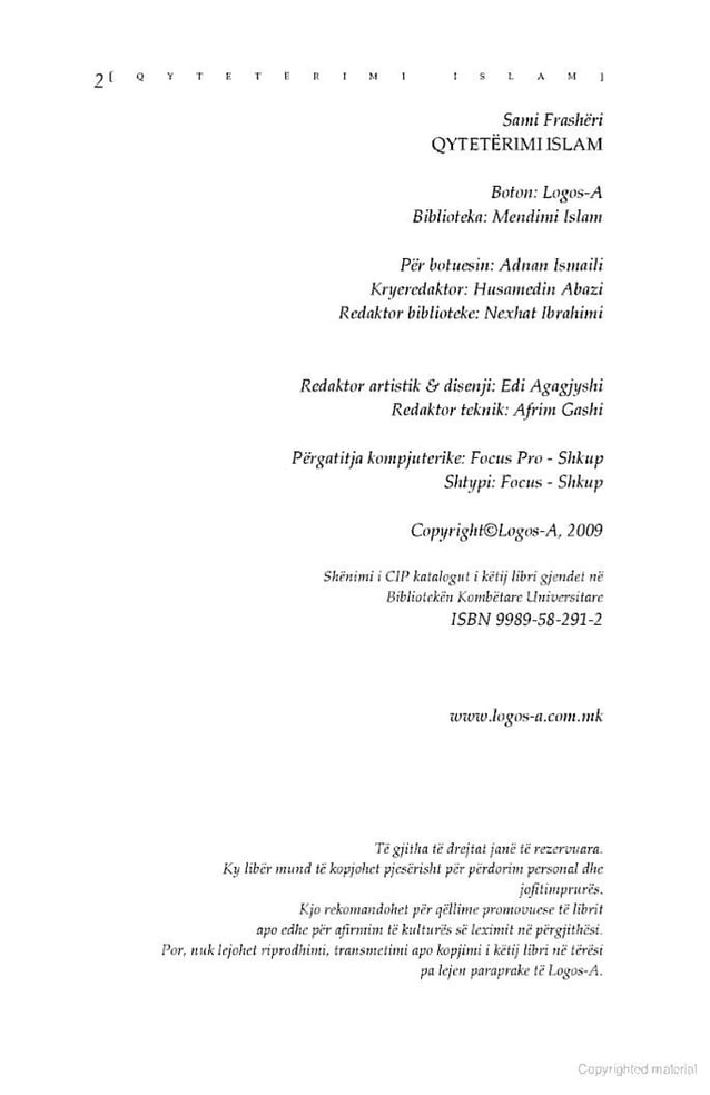 Sami frasheri qyteterimi islam | PDF