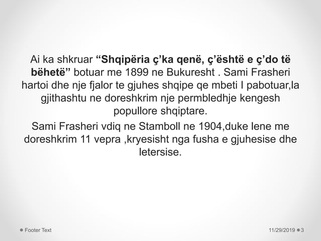 Sami frasheri shqiperia | PPT