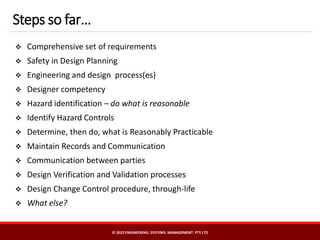 Safety in Design | PPTX | Civil Engineering Industry | Industries