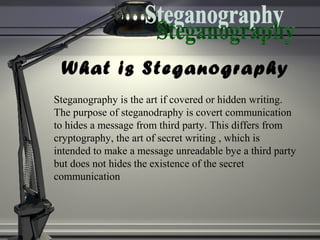 Steganography | PPT