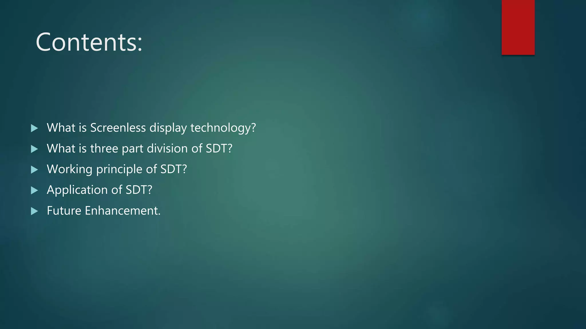 Screenless Display | PPTX