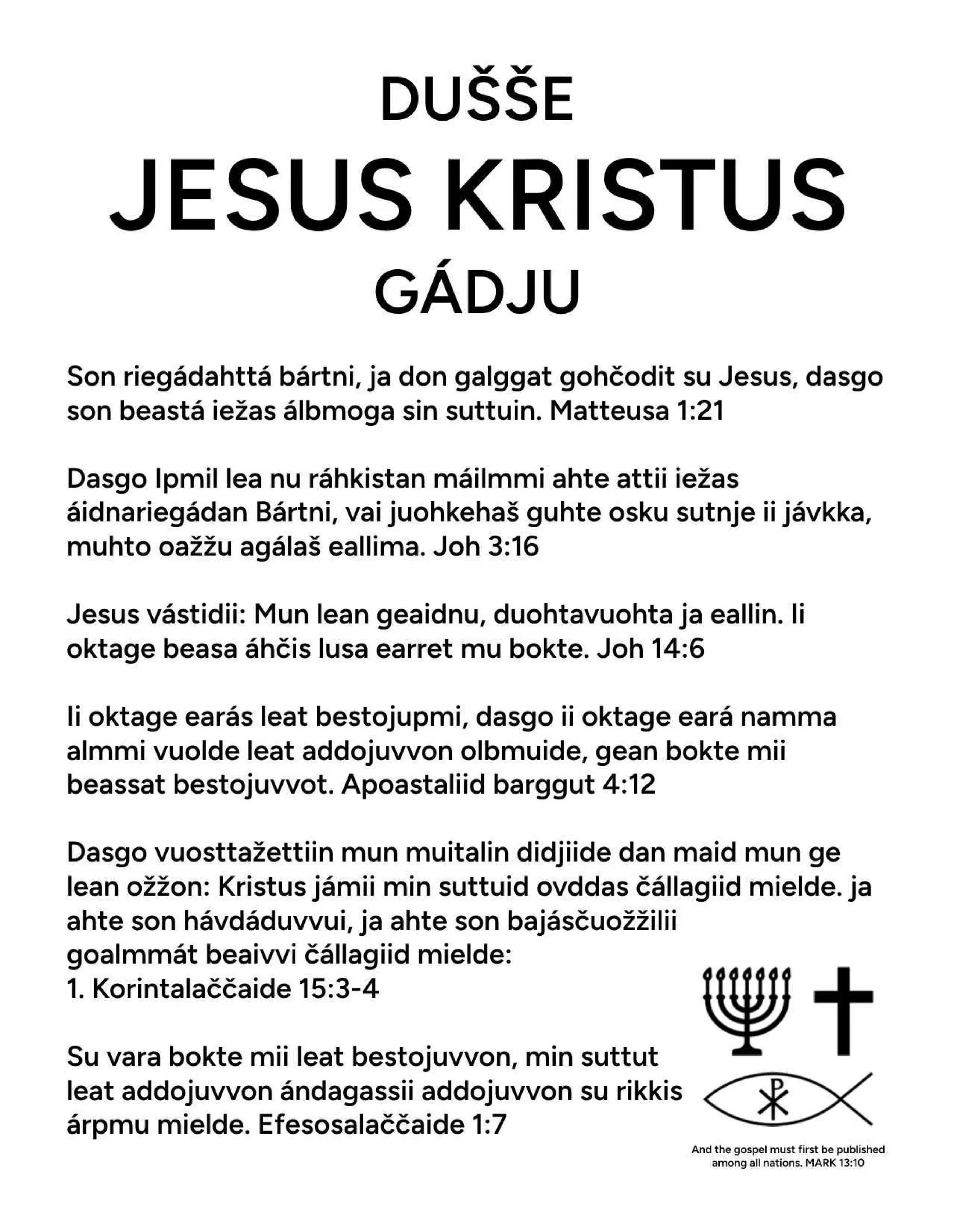 Sami (North) Gospel Tract - ONLY JESUS CHRIST SAVES.pdf