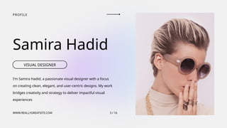 Samira Hadid Visual Portfolio Personal Brand and Design Showcase.pptx