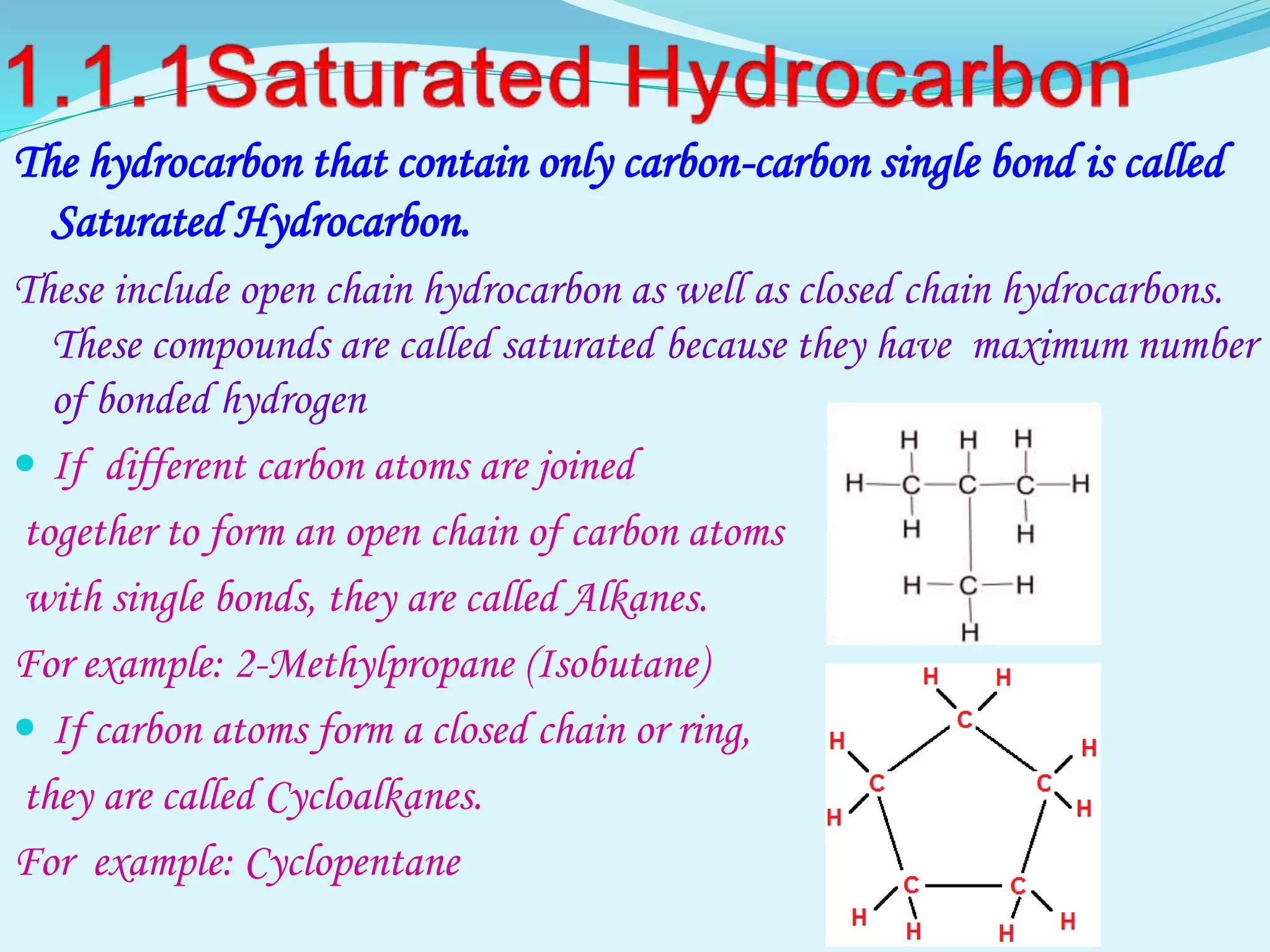 Power Point On Hydrocarbon | PPTX