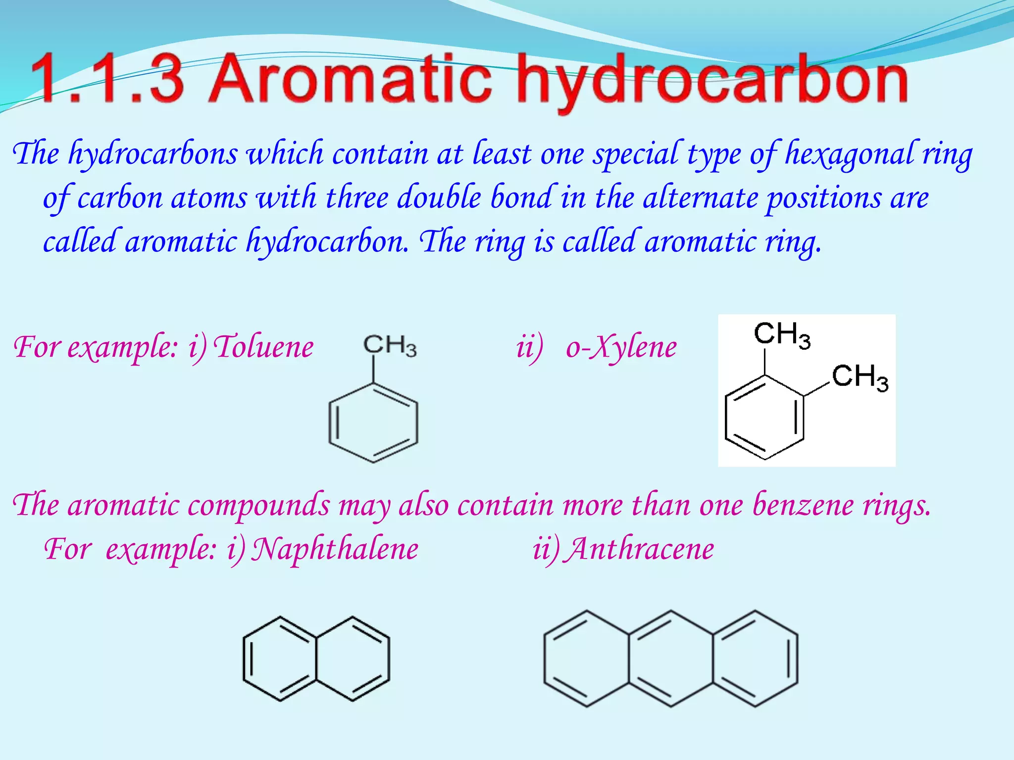 Power Point On Hydrocarbon | PPTX