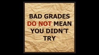 All about bad grades | PPTX