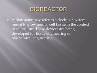 Bioreactor | PPT