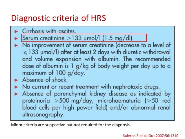 Gastrocon 2016 - Hepatorenal Syndrome
