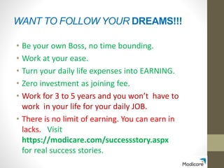 Modicare azadi plan details | PPTX