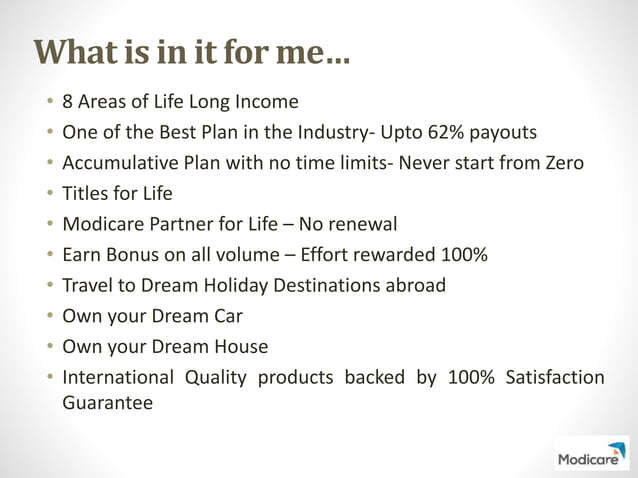 Modicare azadi plan details | PPTX | Business Accounting & Finance ...