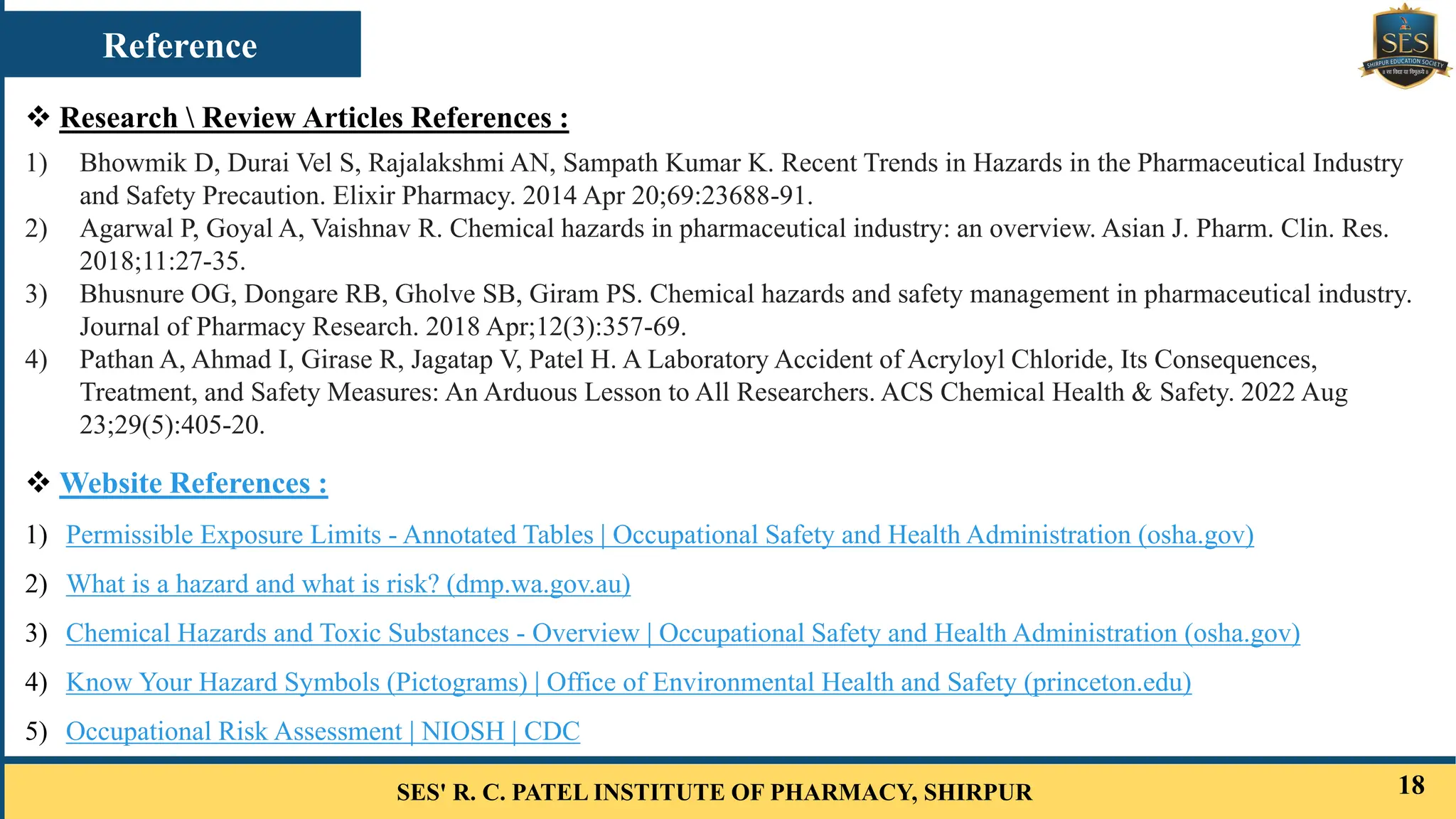 Chemical hazards | PPTX